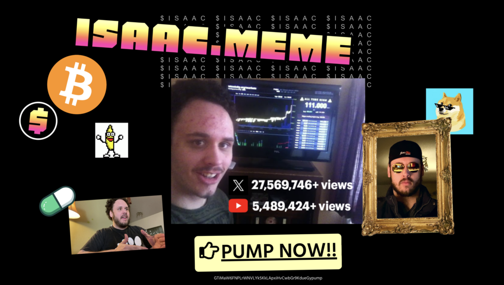 $ISAAC - The Meme Coin That Will Never Die - isaac.meme